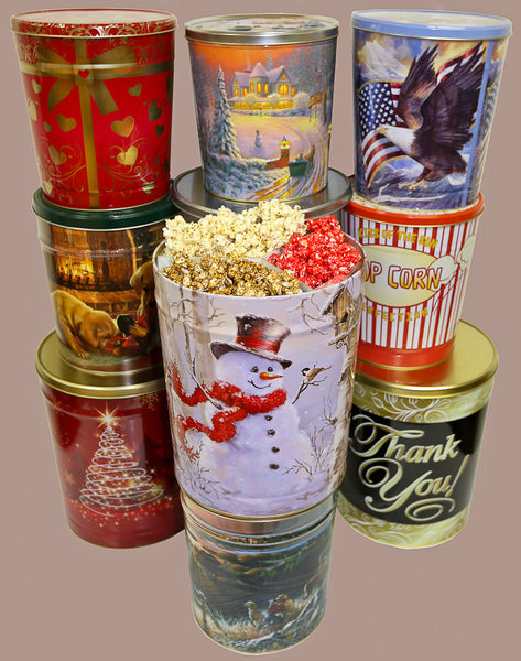 Popcorn Cans – Donells Candies, Inc.